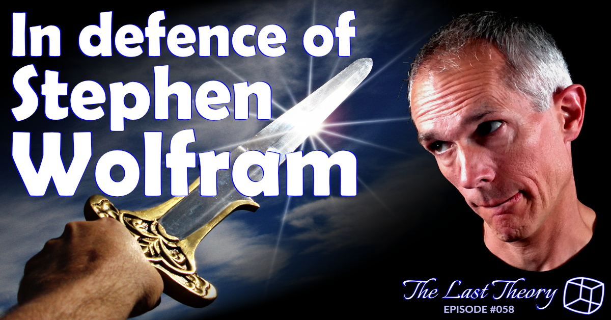 In defence of Stephen Wolfram