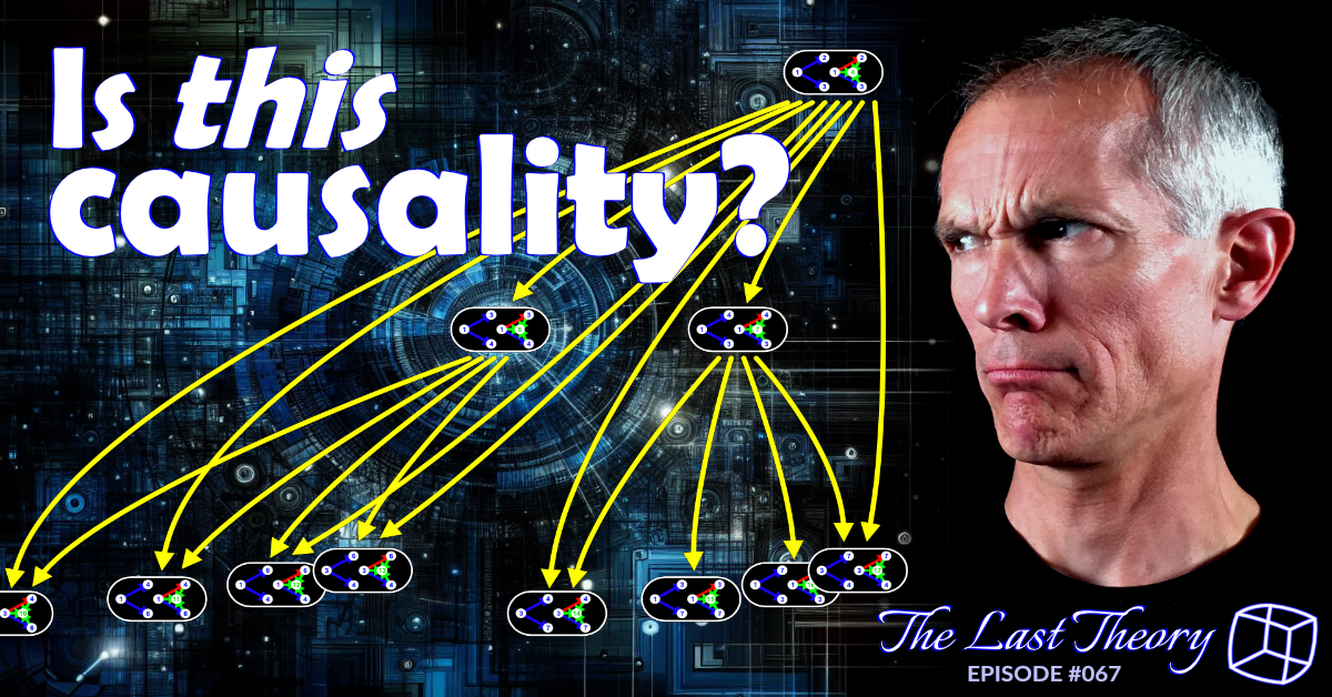 What is the causal graph in Wolfram Physics?